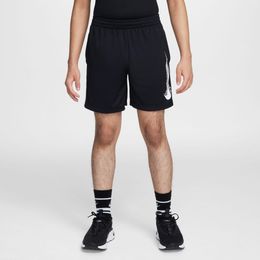 Nike Kinder Trainingsshorts "B NK DF MULTI SHORT HBR", schwarz, Gr. M, Obermaterial: 100% Polyester, Hosen, sportlicher Stil, f&uuml;r Fitness, aus