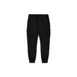 Herren Cargohose "Cotton Twill Jogger", schwarz, Gr. XL, Alpha Industries, Obermaterial: 98% Baumwolle, 2% Elastan. Futter: 100% Baumwolle, Hosen
