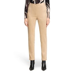 Betty Barclay Damen Stoffhose "Damen Slim Fit", beige, Gr. 48, Obermaterial: 95% Polyester, 5% Elasthan, Hosen