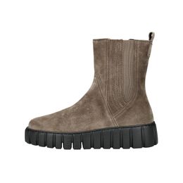 Gabor COMFORT Damen Stiefelette "Gabor Comfort Stiefelette Veloursleder", Gr. 40,5, braun, Veloursleder, Schuhe