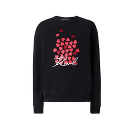 K by KARL LAGERFELD Karl Lagerfeld Sweatshirt Damen Gr&ouml;&szlig;e XL rot / hellrot / schwarz / wei&szlig;