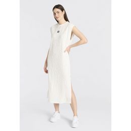 HUGO UNDERWEAR Damen Strandkleid "ZEB", Gr. XXL, wei&szlig;, Web, Obermaterial: 65% Baumwolle, 35% Polyester, unifarben, Kleider, Strand Cover Up, Rundhals