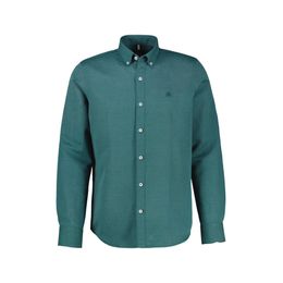 Lerros Herren Langarmhemd "Herrenhemd aus Baumwoll-Leinen-Mix", gr&uuml;n, Gr. XL, 55% Leinen, 45% Baumwolle, Hemden, Baumwoll‐Leinen Mix, Langarm,