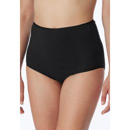 Schiesser Damen Maxislip "95/5", Gr. 40, schwarz, Single Jersey, Obermaterial: 95% Baumwolle, 5% Elasthan, unifarben, Unterhosen, mit flachen N&auml;hten