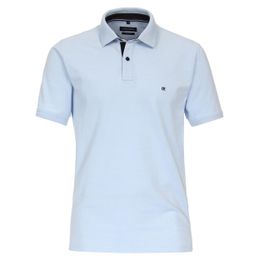 Casamoda Herren Poloshirt "Casamoda Polo-Shirt uni", blau, Gr. L, 95% Baumwolle, 5% Elasthan, Shirts