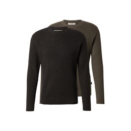 Jack & Jones Premium Pullover 'JPRBLUBARKLEY' Herren Gr&ouml;&szlig;e M braun / schwarz