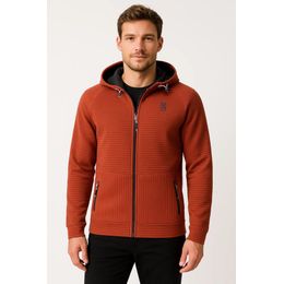 LPO Herren Outdoorjacke "Vincent II MN", braun, Gr. 48, Web, 100% Polyester, Jacken, hochgeschlossener Kragen