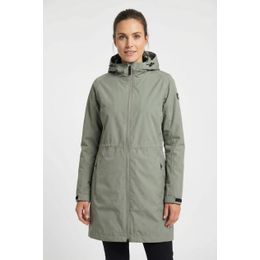 Killtec Damen Funktionsparka "KOS 35 WMN PRK"helles salbei, Gr. 42, Web, Obermaterial: 100% Polyester. Futter: 100% Polyester, Jacken, wasserdicht