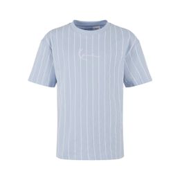 Karl Kani M&auml;dchen T-Shirt "Karl Kani Small Signature Essential Tee Junior", blau, Gr. 110, bedruckt, 100% Baumwolle, Shirts