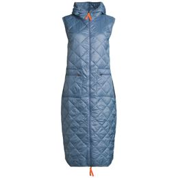 SALZHAUT Damen Pl&uuml;schweste "Weste HIEBA", blau, Gr. M, Obermaterial: 60% Polyester PES. 40% Nylon NY., Westen