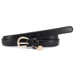 Lascana Damen H&uuml;ftg&uuml;rtel "Hoseng&uuml;rtel, Anzugg&uuml;rtel, Jeansg&uuml;rtel, G&uuml;rtel f&uuml;r Hosen & Kleider", schwarz, Basic, Gr. 85, unifarben, Lederimitat, G&uuml;rtel,
