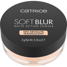 Catrice Damen Puder &raquo;SOFT BLUR MATTE SETTING POWDER&laquo; Ultraleichtes, lichtdurchl&auml;ssiges Puder f&uuml;r alle Hautt&ouml;ne