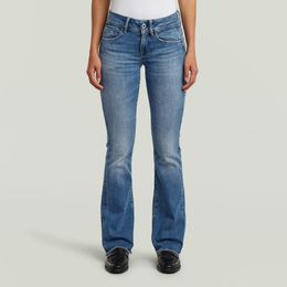 G-Star Raw G-Star Damen G-STAR Bootcut-Jeans &raquo;Midge&laquo; mit verstellbarem Riegel, mittelhoher Bund 31, L&auml;nge 32