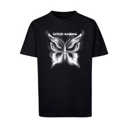 MisterTee Jungen MisterTee T-Shirt &raquo;MisterTee Good Karma Butterfly Tee&laquo; 1 Stk. 134/140
