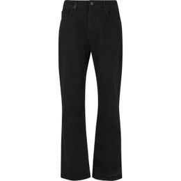 2Y STUDIOS Herren Bequeme Jeans "2Y Studios 2Y Arun Open Hem Straight"schwarz, Gr. 36, unifarben, 100% Baumwolle, Jeans