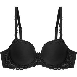 Triumph Damen B&uuml;gel-BH "Modern Finesse WP", Gr. 85, schwarz, Microtouch, Obermaterial: 69% Polyester, 16% Polyamid, 15% Elasthan, unifarben, BHs, mit