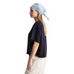 Marc O'Polo Damen Kurzarmbluse "aus TENCEL Lyocell", schwarz, Gr. XS, MARC O'POLO DENIM, unifarben, Obermaterial: 100% Lyocell, Blusen