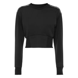 Plein Sport Damen Sweatshirt "Sweatshirt", schwarz, Gr. L, Obermaterial: 88% Polyester, 12% Elasthan, Sweatshirts