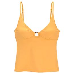 s.Oliver Damen Tankini-Top "Rome", gelb, Gr. 40, unifarben, Polyamid, Bikini-Oberteile, in verschiedenen Unifarben
