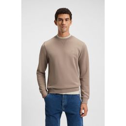 Sweatshirt BOSS Orange "Westart", Herren, Gr. 6XL, open gr&uuml;n346, Sweatware, Obermaterial: 100% Baumwolle, regular fit normal, Rundhals, eingesetzt B&uuml;ndchen, Sweatshirts Sweatshirt, mit BOSS Logopatch