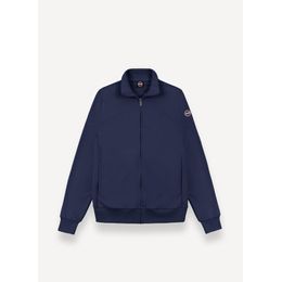 COLMAR Herren Sweatjacke "MENS SWEATJACKET"marine, Gr. L, unifarben, Sweatware, Obermaterial: 100% Baumwolle, Sweatjacken, mit geripptem Stehkragen,