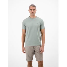 Lerros Herren T-Shirt "T-Shirt in Cool & Dry Qualit&auml;t", gr&uuml;n, Gr. XXL, 75% Baumwolle, 25% Polyester, Shirts, Feuchtigkeitsregulierend, hoher