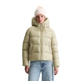 Marc O'Polo Outdoorjacke MARC O'POLO DENIM "aus recyceltem Polyester", Damen, Gr. L, artichoke leaf, Obermaterial: 100% Polyester, unifarben, regular fit, normaler Saum, Jacken Outdoorjacke
