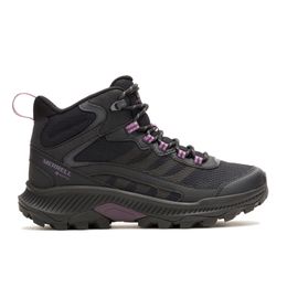 Merrell Damen Wanderschuh "SPEED STRIKE 2 MID GORE-TEX", Gr. 42, schwarz, Synthetik, Schuhe, wasserdicht dank Gore-Tex Membrane