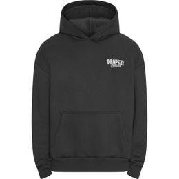 Kapuzenpullover DROPSIZE "Dropsize Herren Dropsize Heavy Oversize Dropsize Studios Hoodie", Herren, Gr. L, schwarz, 70% Baumwolle, 30% Polyester, mehrfarbig, oversize, ohne Ausschnitt, Pullover Kapuzenpullover