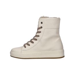 Gabor COMFORT Damen Schn&uuml;rstiefelette "Gabor Comfort Stiefelette Leder", Gr. 39, beige, Leder, Schuhe
