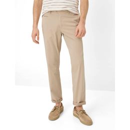 Brax Herren Chinohose "Style EVEREST"beige, Gr. 28, Web, 78% Baumwolle, 19% Lyocell, 3% Elasthan, Hosen