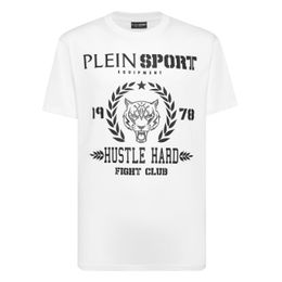 Plein Sport Herren T-Shirt "Rundhals-T-Shirt", schwarz-wei&szlig;, Gr. S, Obermaterial: 100% Baumwolle, Shirts