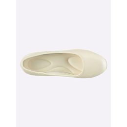 Casual Looks Damen Pumps, Gr. 38wei&szlig;, Lederimitat, Schuhe