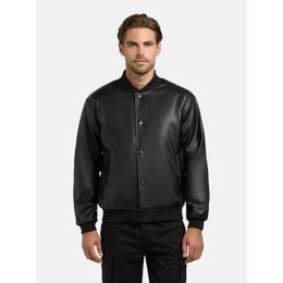 Khujo Herren Bomberjacke "Cale", schwarz, Gr. XL, Obermaterial: 100% Polyester. Innenfutter: 100% Polyester. Wattierung: 100% Polyester.