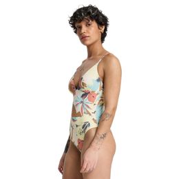 Quiksilver Damen Badeanzug "Aiton"garden glade interact floral, Gr. L, Obermaterial: 87% Nylon, 13% Elasthan;, Badeanz&uuml;ge