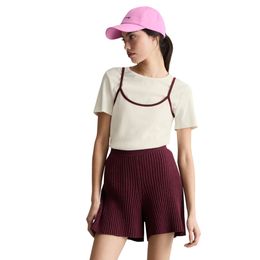 Marc O'Polo Damen T-Shirt "aus reiner Bio-Baumwolle"sanftes wei&szlig;, Gr. XL, MARC O'POLO DENIM, unifarben, Obermaterial: 100% Baumwolle, Shirts