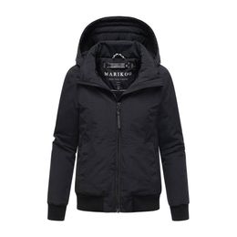 Marikoo Damen Winterjacke "Mooni 16", schwarz, Gr. L, Obermaterial: 100% Nylon. Innenseite: 100% Polyester. Futter: 100% Polyester, Jacken,