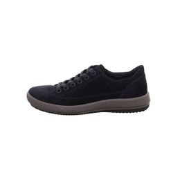 Legero Damen Sneaker "TANARO 5.0", Gr. 37, blau, Veloursleder, unifarben, Schuhe, Freizeitschuh, Halbschuh, Schn&uuml;rschuh mit softem Schaftabschluss