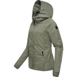Ragwear Damen Outdoorjacke "Dizzie", gr&uuml;n, Gr. XS, Au&szlig;enmaterial: 100% Polyester. Innenfutter: 100% Polyester, Jacken, Wasserdichte &Uuml;bergangsjacke