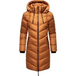 Marikoo Damen Wintermantel "Armasa", braun, Gr. XS, Oberstoff: 100% Polyester; Futter: 100% Polyester; Wattierung: 100% Polyester; &Auml;rmelfutter: 100%