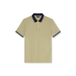OLYMP Herren Poloshirt "OLYMP Casual Wirk, Regular Fit", beige, Gr. L, 100% Baumwolle, Shirts