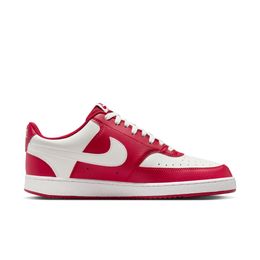 Nike Sportswear Herren Sneaker "COURT VISION LO", Gr. 45gym rot, summit wei&szlig;, Synthetik, Schuhe, inspiriert vom Design des Nike Air Force