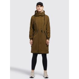 Khujo Damen Kurzmantel "SILICA2", gr&uuml;n, Gr. S, Crinkleoptik, 100% Nylon, M&auml;ntel