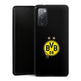 DeinDesign Galaxy S20 FE 5G Handy Silikon H&uuml;lle Case schwarz Handyh&uuml;lle Star Borussia Dortmund Bvb
