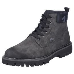 Rieker Herren Winterstiefelette, Gr. 40, grau, Lederimitat, used, Schuhe, Winterboots, Outdoorstiefelette mit TEX und Innenrei&szlig;verschluss