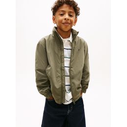 Tommy Hilfiger Jungen Outdoorjacke "ESSENTIAL JACKET", gr&uuml;n, Gr. 4, unifarben, Web, Obermaterial: 100% Nylon, Jacken, Kinder bis 16 Jahre, regular