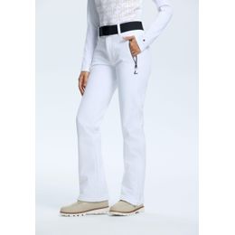 Luhta Damen Skihose "Luhta Softshell hose Joentaus"wei&szlig;, Gr. 38, Stoff, 95% Polyester, 5% Elasthan, Hosen