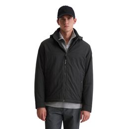 Marc O'Polo MARC O'POLO Herren Outdoorjacke "mit abnehmbarer Kapuze"schwarz, Gr. S, unifarben, Obermaterial: 100% Polyamid. F&uuml;llung: 100% Polyester. Futter: 100%