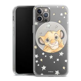 DeinDesign iPhone 12 Pro Max Handy Silikon H&uuml;lle Case transparent Handyh&uuml;lle Simba Lion King Disney Silikon Case