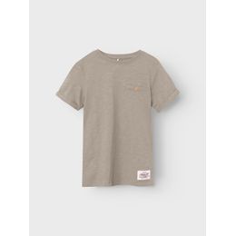 name it Jungen Kurzarmshirt "NKMVINCENT SS TOP F NOOS"pure cashmere, Gr. 158, unifarben, Jersey, Obermaterial: 100% Baumwolle, Shirts, Baumwolle,